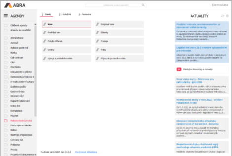 ERP systém ABRA Gen zajišťuje řízení, plánování a evidenci podnikových ...