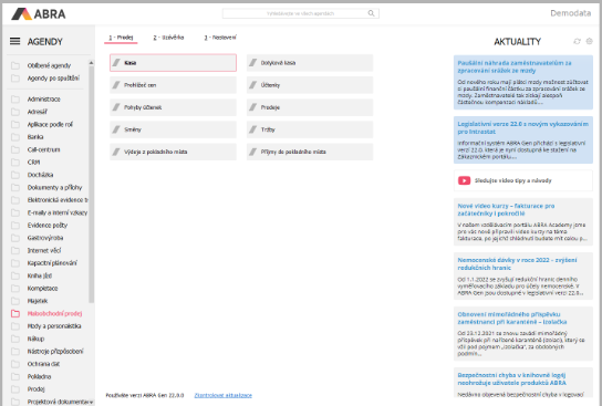 ERP systém ABRA Gen zajišťuje řízení, plánování a evidenci podnikových ...
