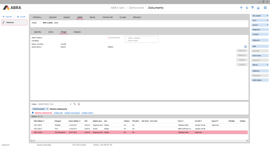 Řízení financí a zpracování účetnictví s ERP systémem ABRA Gen