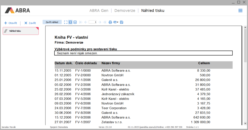 Jak snadno vytvořit tiskovou sestavu v ABRA Gen | ABRA Software